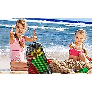 Handy Laundry Mesh Stuff Bag - Durable Mesh Bag with Sliding Drawstring Cord Locking Closure.