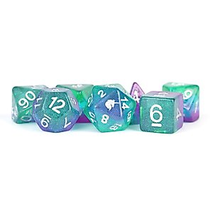 Unicorn Resin Poly Dice Set: Aurora (7)