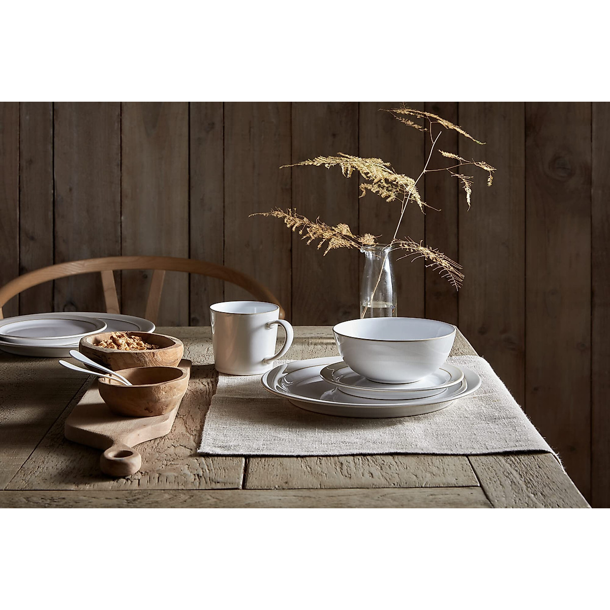 Natural Canvas Cereal Bowl Set Of 2