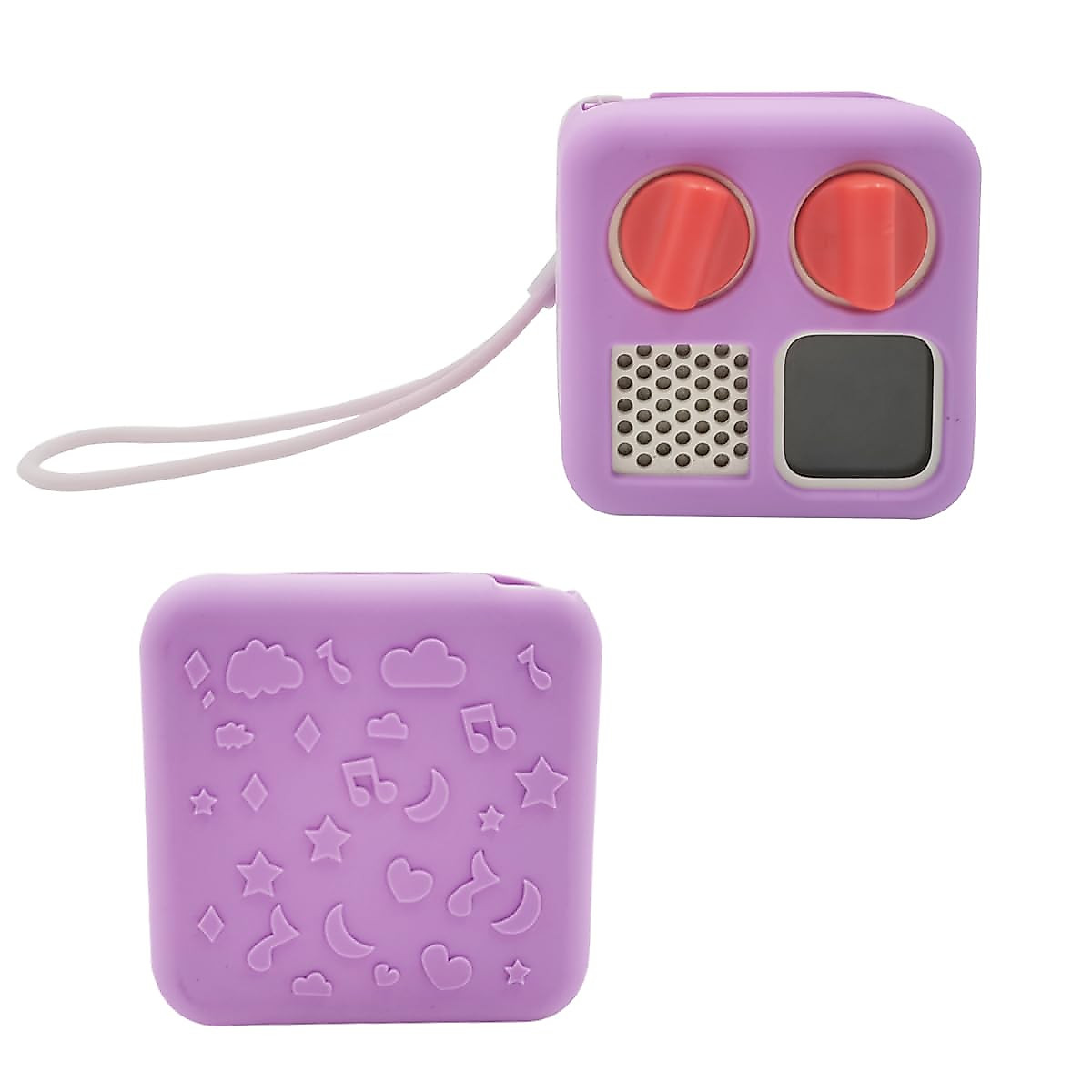 Anti-Slip Silicone Cover for YOTO Mini Audio Player, Protective Sleeve Case for Mini Player; Accessory for Kids Music Players (Case Only) (Purple)