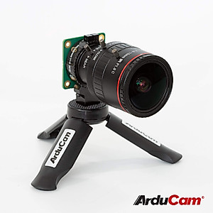 Arducam 2.8-12mm Varifocal C-Mount Lens for Raspberry Pi HQ Camera, with C-CS Adapter, Industrial Telephoto Lens