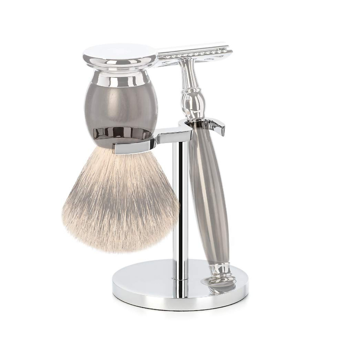MÜHLE Universal Stand for Razors & Shaving Brushes | Shave Accessory | Chrome Modern Design