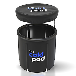 Ice Bath Tub for Athletes with Cover: 85 Gallons Cold Plunge Tub for Recovery, Multiple Layered Portable Ice Bath Plunge Pool by The Cold Pod