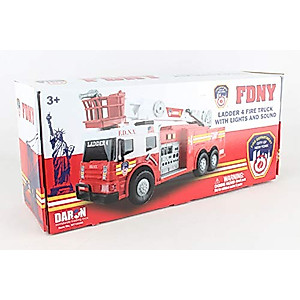 Daron FDNY 24" Fire Truck w/ Lights & Sounds,Red