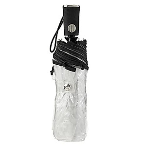 totes Clear Canopy Automatic Open Foldable Umbrella