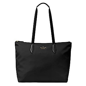 Kate Spade New York Mel Packable Nylon Tote, Black, WKR00625-001