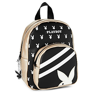 Spencer's Black Playboy Bunny Mini Backpack