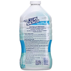 Clean Shower Daily Shower Cleaner Refill 60oz (Packaging May Vary)