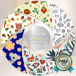 TransOurDream Printable Temporary Tattoo Transfer Paper for Inkjet & Laserjet Printer (A+B per Set, 10 Sets, 8.5X11'') DIY Personalized Tattoo Paper for Skin (TOD-TAT-1-10)