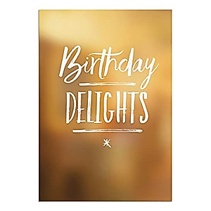 DaySpring - Birthday - Simply Stated - 12 Boxed Cards, KJV (60937),Multi Color