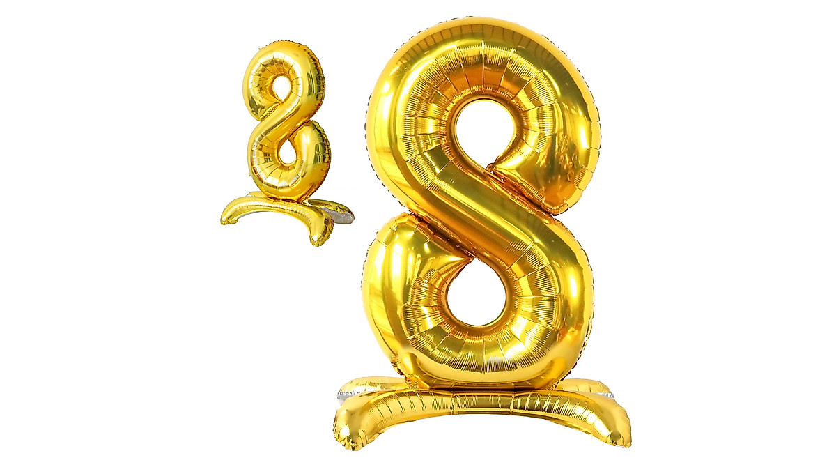 Shop KatchOn 40 Inch Gold Number 8 Balloon for Birthdays