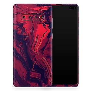 DesignSkinz Liquid Abstract Paint Remix V6 Protective Vinyl Decal Wrap Skin Cover Compatible with The Samsung Galaxy S20 (Screen Trim & Back Glass Skin)