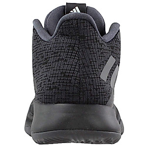 adidas Boy's Mad Bounce J Basketball Shoe, Utility Black/Black/Grey, 4 M US Big Kid