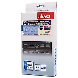 Akasa AK-ICR-19 InterConnect Pro 5S 5 Port USB 3.0 Panel