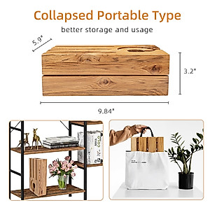 Foldable Teak Bathtub Tray with Expandable Handles - Luxury Small Bathtub Caddy with Wine Glass & Phone Holder for Spa Relaxation & Bath Tub Accessories