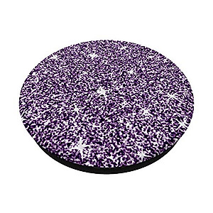 Orchid Purple Color Star Gazer Fashion Trend Hip Sparkle Art PopSockets PopGrip: Swappable Grip for Phones & Tablets