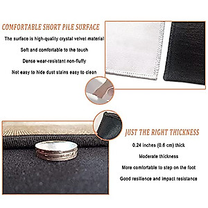 Cool Anime Rug Thickened Non-Slip Large Area Rug Locking Edge, Cartoon Floor Door Mats Carpet for Bedroom Living Room Dormitory Decor 24x36 inch,12