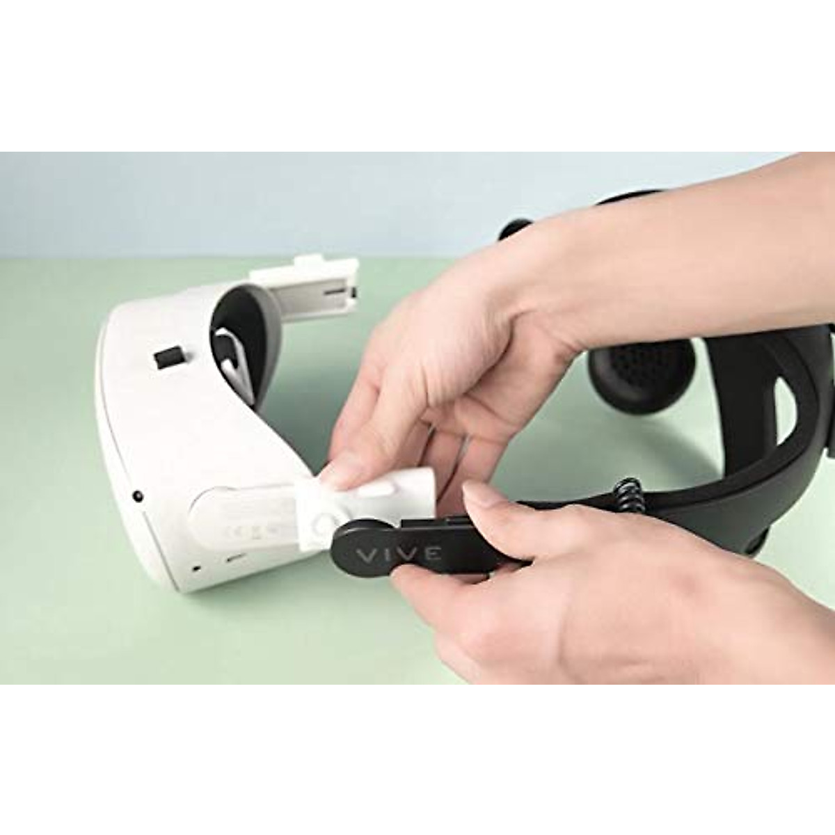 Adapter Kit for Oculus Quest 2 Gen to Connect with Vive Deluxe Audio Strap-3D Printed-Durable (White)