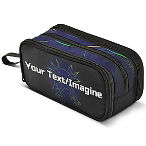 Gredecor Custom Pencil Case for Girls Boys Kids DIY Name Photo Personalized Name Large Capacity Pouch Bag Pen Boxes Customizable Stationery Bag School Supplies