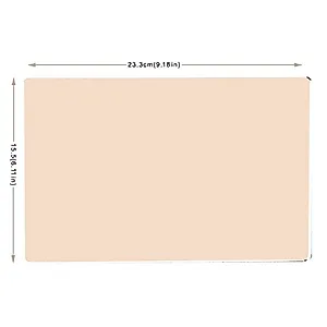 Mouse Pad, Qcute 9.18" 6.11" Gaming Aluminum Mouse Pad W Non-Slip Rubber Base & Micro Sand Blasting Aluminium Surface for Fast and Accurate Control(Gold)