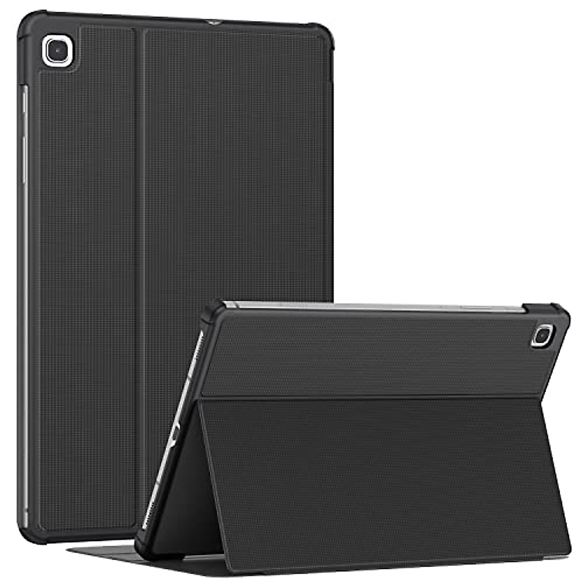 Soke Galaxy Tab S6 Lite 10.4 Case 2022/2020, Premium Shock Proof Stand Folio Case, Multi-Viewing Angles, Hard PC Back Cover for Samsung Tab S6 Lite 10.4 inch Tablet [SM-P610/P613/P615/P619],Black
