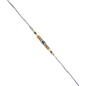 CHERKRAFT Rakhi For Brother Evil Eye Design Rakhi For Small Bhai Bro Rakhi (Design 7, Standard)