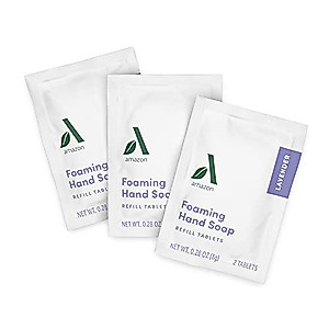 Amazon Aware Foaming Hand Soap Refill Tablets, Lavender Scent, 3 Count