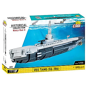 COBI Historical Collection World War II USS TANG (SS-306) Submarine For 9+ years