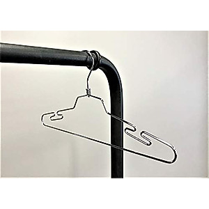 NAHANCO LIN16 High Polished Chrome Chic Lingerie Hanger, 16" (Pack of 100)