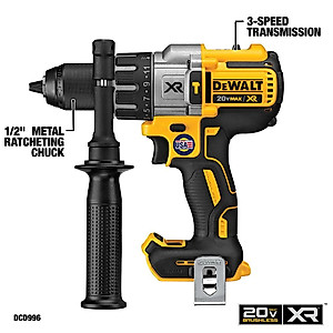DEWALT DCK294P2 20V Max XR Lithium Ion Hammerdrill & Reciprocating Saw Combo Kit, 50Ah Pack