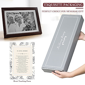 Sympathy Wind Chimes Outdoor Deep Tone,41 inch Large Memorial Wind Chimes for Loss of Loved One,Ideal Memorial Gift/Bereavement Gift/Sympathy Gift for Condolence and Funeral (Black)