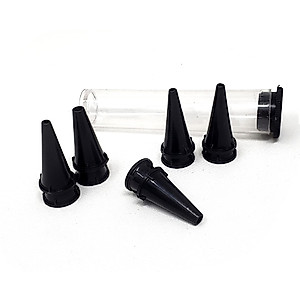 A2Z New Disposable Otoscope Specula Tips 20 with Tube, 2.5 mm & 3.5mm, Ear Piece Inspection Examination ENT Diagnostic Instrument