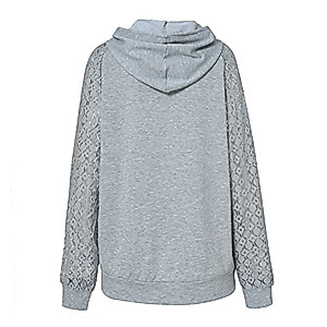 Women's Button Down Shirt Classic Long Sleeve Collared Tops Work Office Chiffon Blouse Cotton Tunic Tops to Wear with Leggings Grey