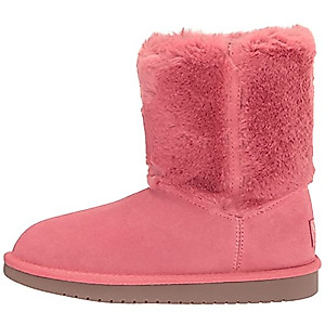 Koolaburra by UGG Unisex-Child Aubrei Short Boot, Tea Rose, 5 Big Kid