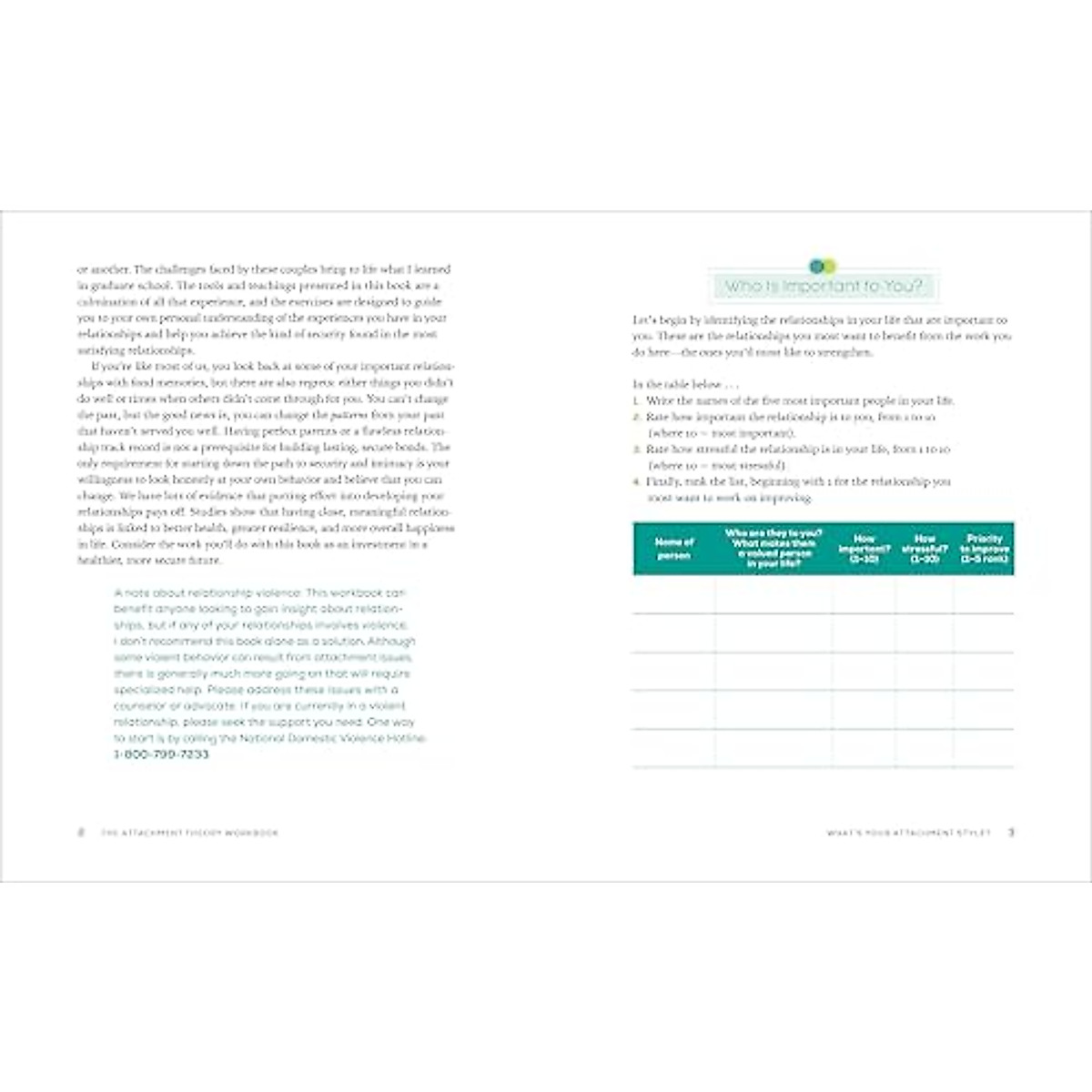 The Attachment Theory Workbook: Powerful Tools to Promote Understanding, Increase Stability, and Build Lasting Relationships (Attachment Theory in Practice)