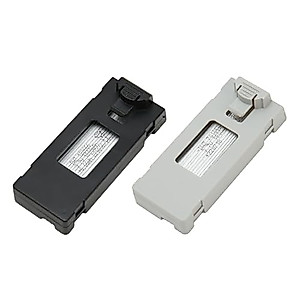 TOUISEDGI RC Drone Battery, Lightweight Professional 3.7V 1800Mah Remote Control UAV Battery for E88 E88MAX E525 E99 K3 RC UAV(Black)