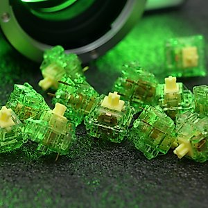 EPOMAKER Ajazz 45 Pieces Diced Fruit Kiwi Switch, Tactile Type for Mechanical Keyboard Replacement (Ajazz Kiwi Switch)
