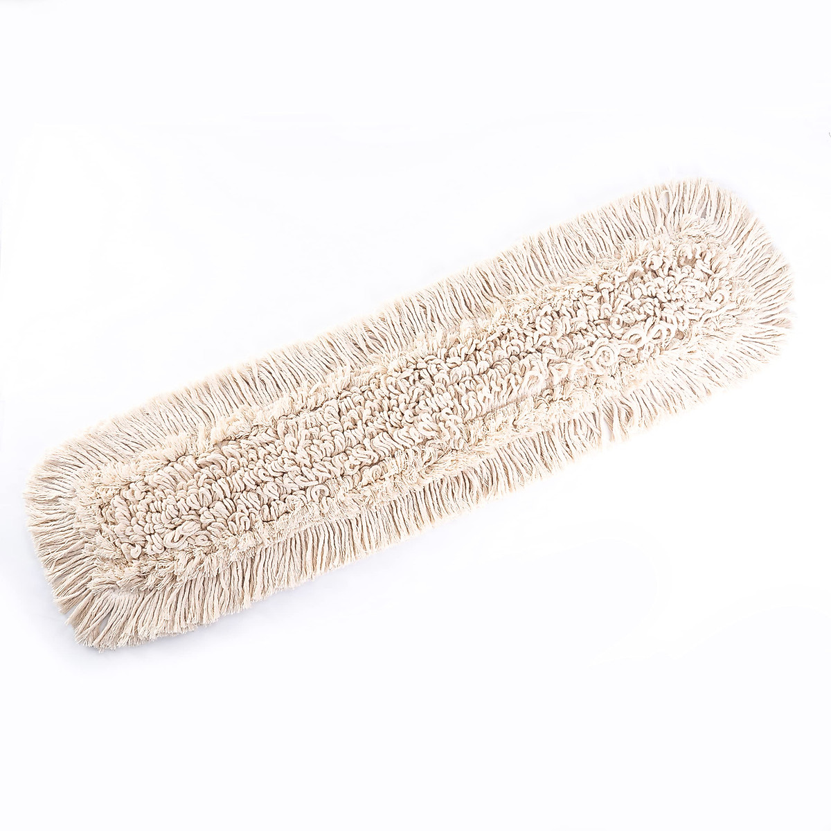 Matthew Cleaning 24'' Cotton Dust Mop Refill Washable Thick Tufted Replacement Heads for Residential & Commercial Use Fit All 24'' Dust Mop Frames, Hardwood, Laminate, Concrete Floors 1 Pack