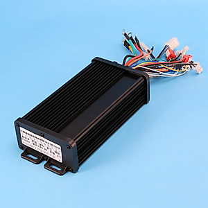 Micvtve 48-60V 1000W Dual-Mode Sensor Sensorless Brushless Motor Controller,Black