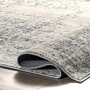 nuLOOM Aly Modern Abstract Area Rug, 7x9, Beige