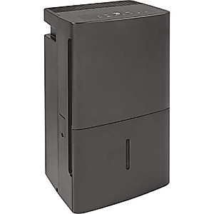 GE Energy Star Portable Dehumidifier 50 Pint with Pump, Perfect for Bedroom, Basement & Garage, Ideal for High Humidity Areas, Built-in Pump Eliminates Need to Check Water Levels, Grey
