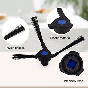 Odashen 15pcs Replacement Accessories Set for Ecovacs Deebot X2 / X2 Omni / X2 Pro / DEX86 Vacuum Cleaner Spare Parts, 1 Main Brush, 4 Side Brush, 2 Hepa Filters, 4 Dust Bags, 4 Mop Cloths