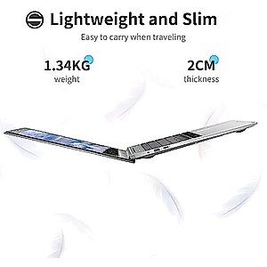SGIN 15.6 Inch Laptop, 4GB DDR4 128GB SSD Windows 11 Laptops with Intel Celeron Quad Core J4105(up to 2.5 GHz), Intel UHD Graphics 600, Mini HDMI, WiFi, Webcam, USB3.0, Bluetooth 4.2