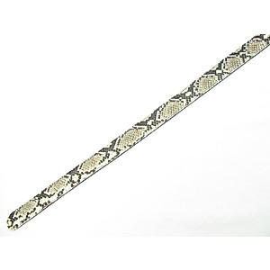 Pelgio Genuine Python Snake Skin Auto Locking Men's Belt 46" (Reticulated Python)