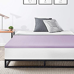 Best Price Mattress Queen Mattress Topper - 1.5 Inch Lavender Infused Memory Foam Bed Topper Cooling Mattress Pad, Queen Size