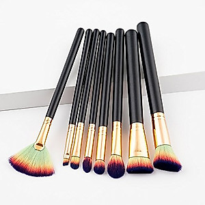 Anime Makeup Brush 8pcs/set Makeup Brush Set tools Make-up Toiletry Kit Wool Make Up Brush Set Home Made Makeup