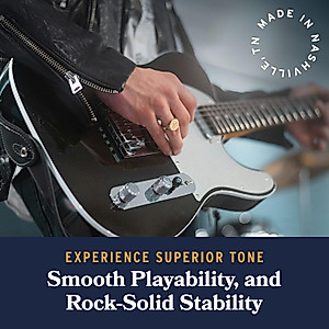 Stringjoy HVY117, 7 String Signatures Electric Guitar Strings, 11-70 Heavy Bottom Medium Gauge, 7-String Nickel, Electric Guitar Accessories, Replacement Guitar Strings for Electric Guitar