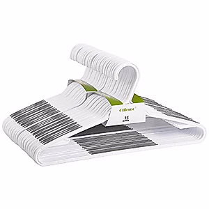 30 Pack Bendable Plastic Hangers Light-Weight Non-Slip Clothes/Suit Hangers(Grey)