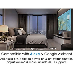 Optoma CinemaX P1 4K UHD Laser TV Home Theater Projector | Bright 3000 Lumens | Ultra Short Throw | Integrated NuForce Soundbar | Stream Netflix and Prime Video | Works with Alexa and Google Assistant