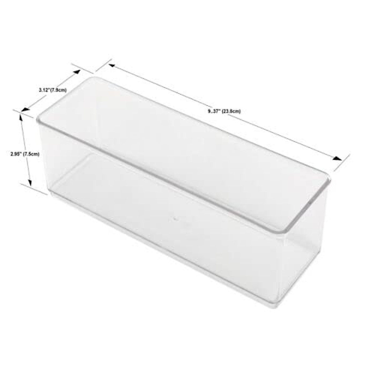 The Home Edit 6 Piece Kitchen Drawer Edit, Clear Plastic Storage System